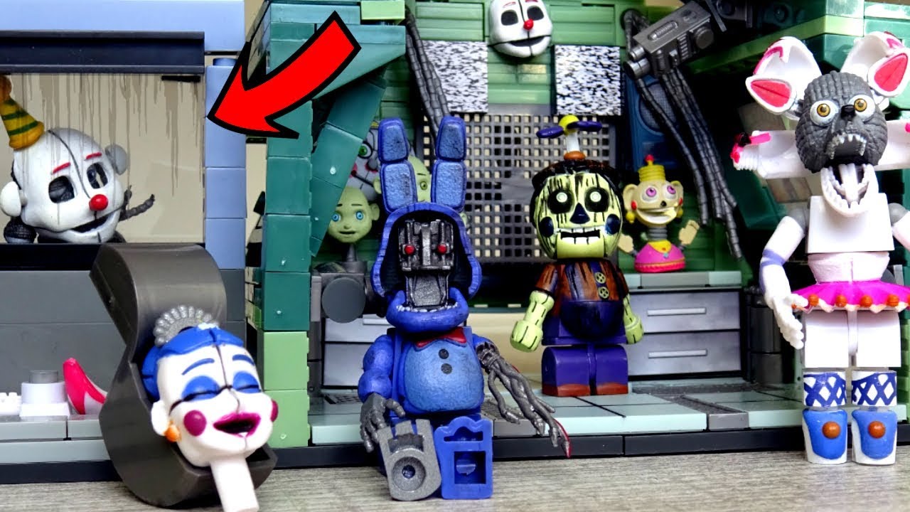 Ennard Scoops The Animatronics Fnaf Mcfarlane Youtube Ennard