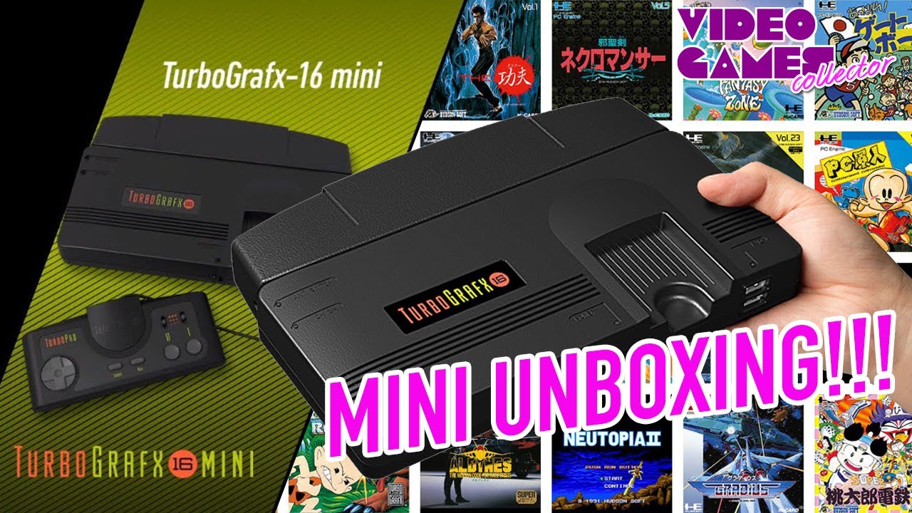 UNBOXING Turbografx 16 mini - MI PRIMERA VEZ con la consola - YouTube