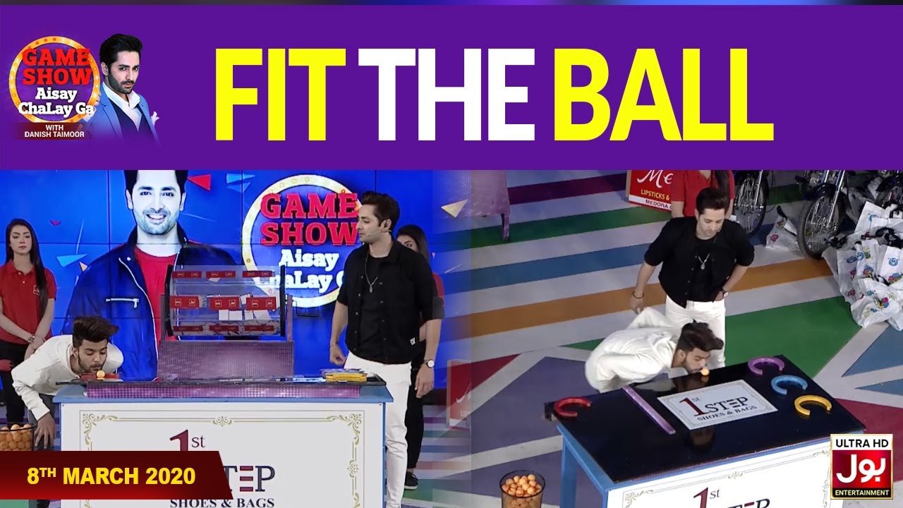 Fit The Ball Game In Game Show Aisay Chalay Ga With Danish Taimoor ...