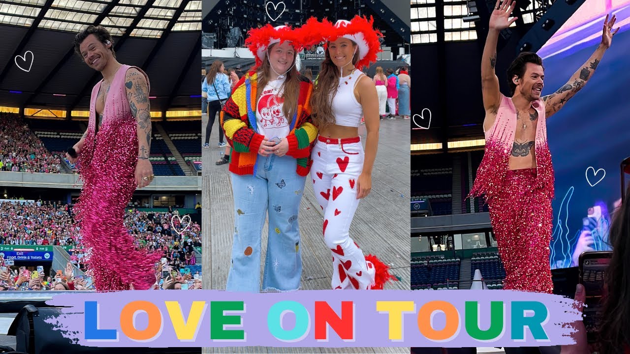 HARRY STYLES LOVE ON TOUR!!!🍒🪩🍉🫶🏼🕺🏻 | Edinburgh N2 | Jonny's Place ...