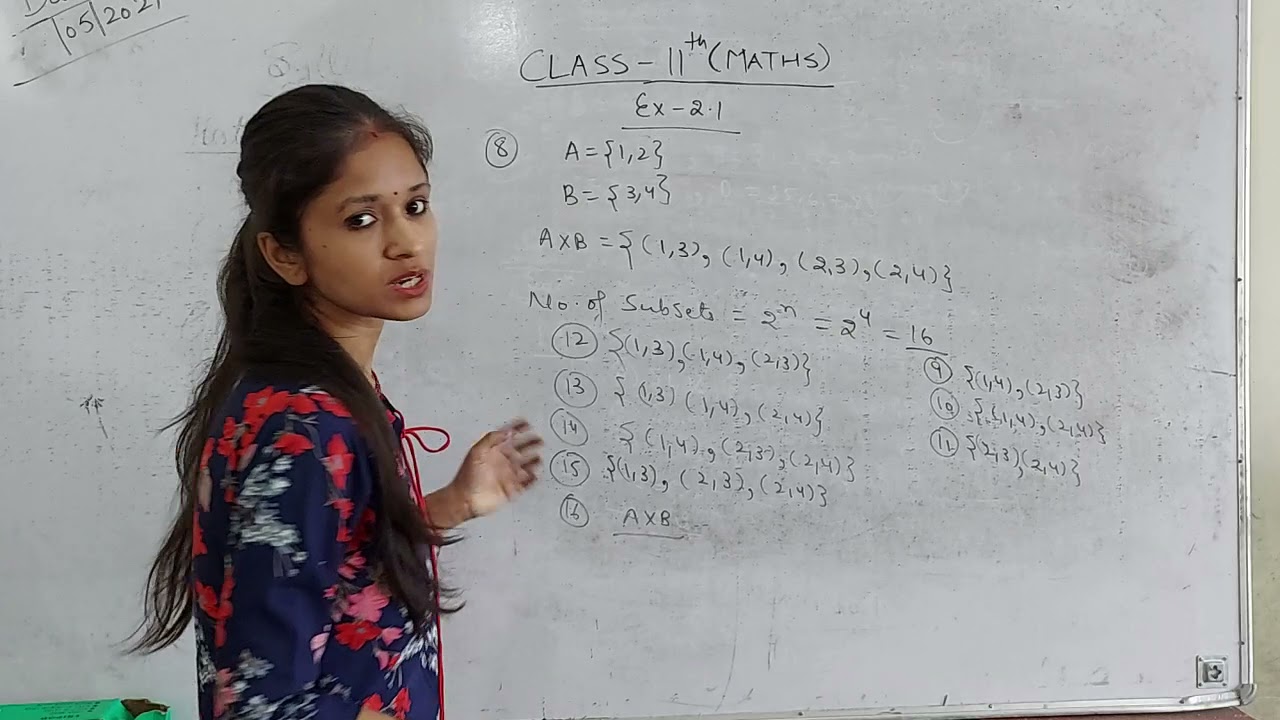 Ex-2.1(Q7,8,9,10) | Relation and function | chapter-2 class 11th| maths ...