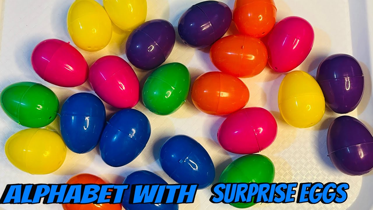 Surprise Eggs Reveal Alphabet Letters & Phonic Sounds | Fun Learning ...