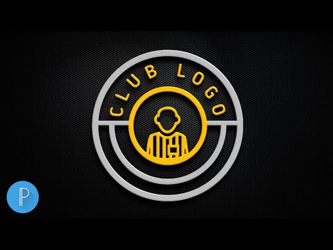 Professional Club Logo Design || How To Make Logo Design in Pixellab ...