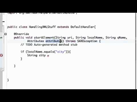 Android Application Development Tutorial 158 Start Element method - YouTube
