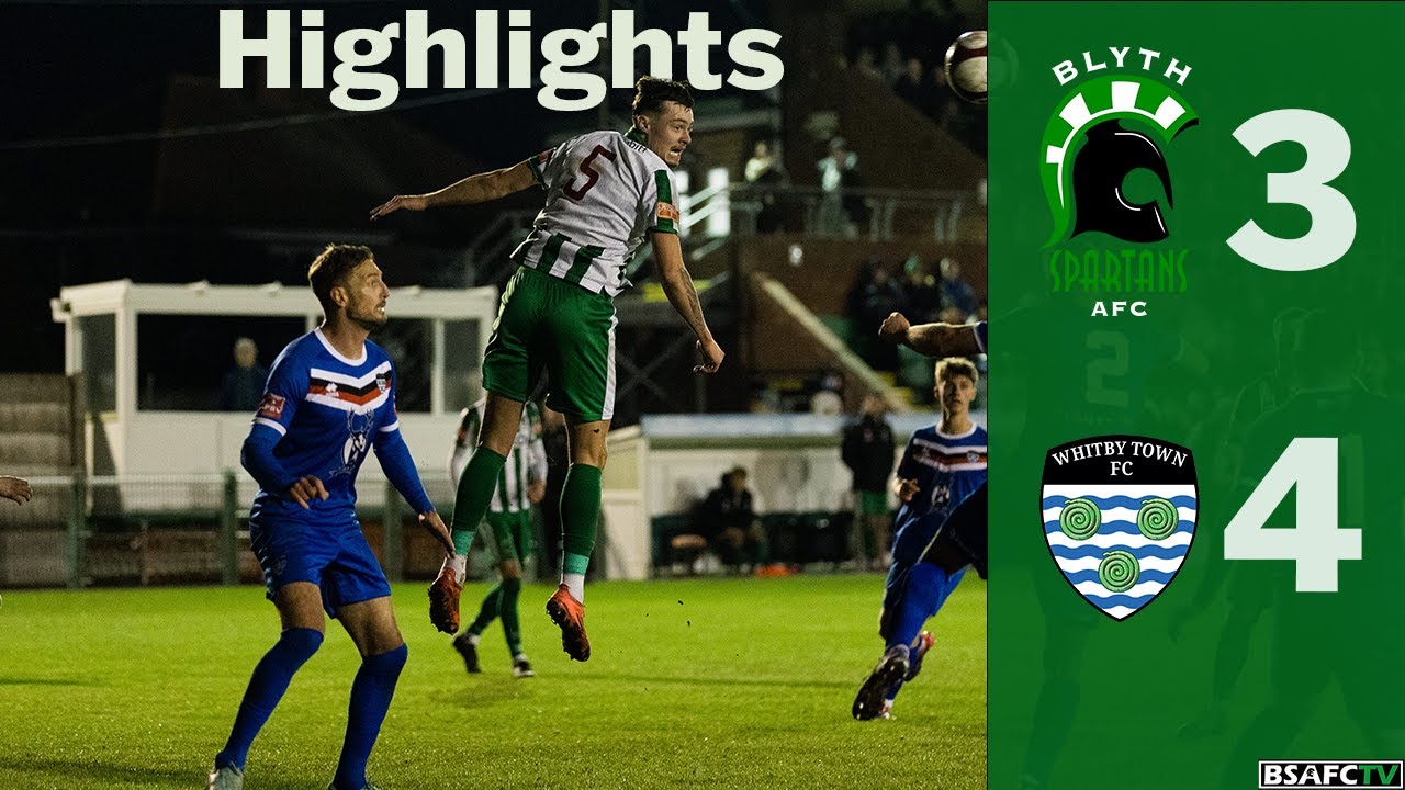 Highlights|Blyth Spartans 3-4 Whitby Town - YouTube