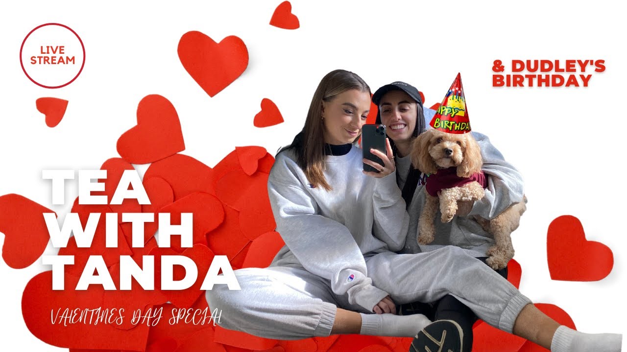 TEA WITH TANDA - VALENTINE'S DAY EDITION. IT'S DUDLEY'S BIRTHDAY 🤩 ...