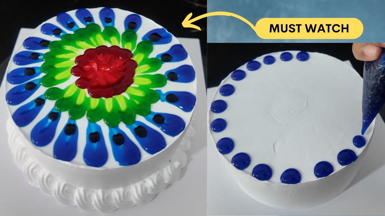 How To Make A Beautiful Cream Cake Decorating Tutorials For Beginners ...