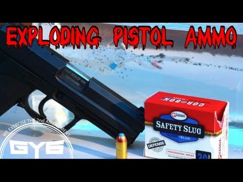 GLASER Safety Slugs 45acp vs. Gel & Drywall