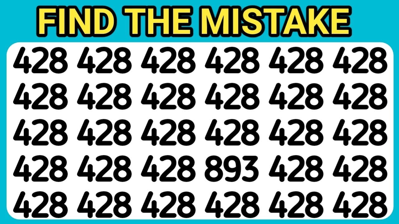 CHALLENGE YOURSELF - FIND THE MISTAKE || OBSERVATION SKILLS TEST #152 ...