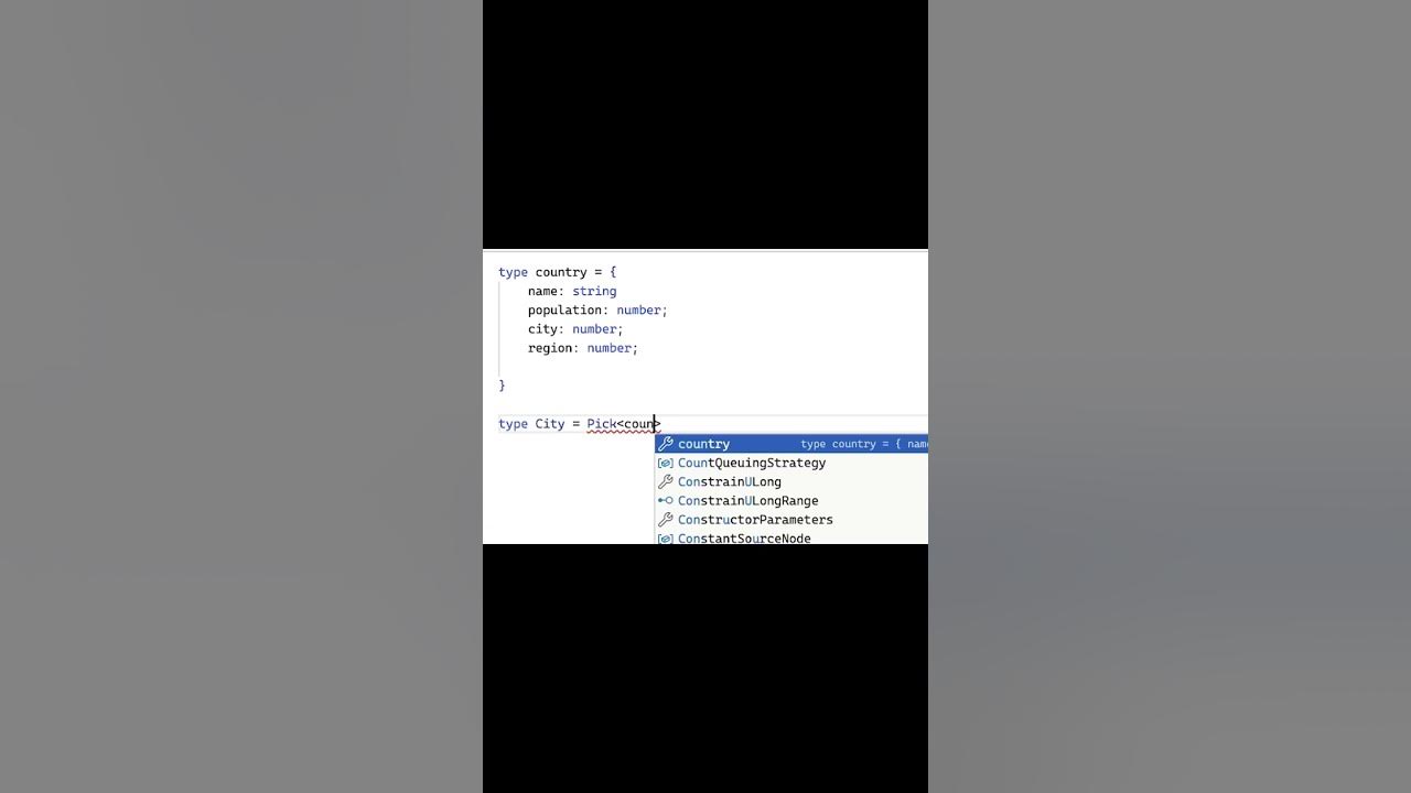 Typescript - Pick type kullanımı #typescript #exclude #programing #programlama #javascript #pick ...