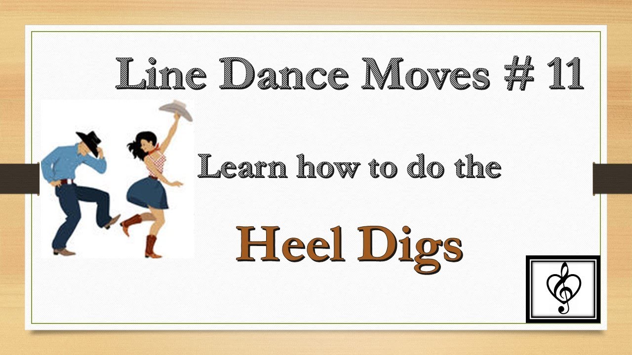Line Dance Moves #11 - Learn Heel Digs - YouTube