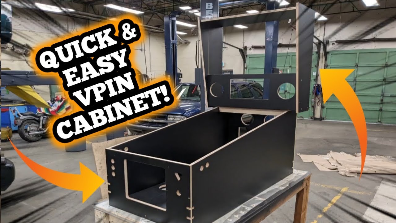 How to build a flatpack vpin cabinet - YouTube
