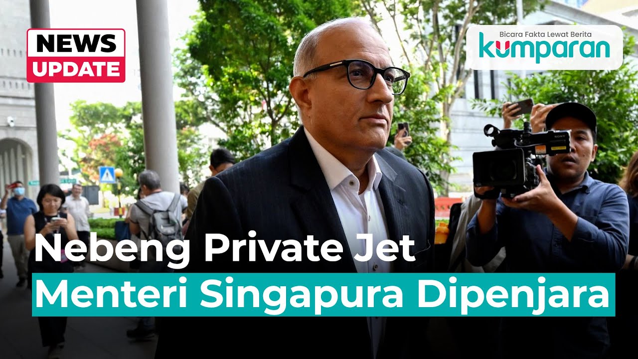 Nebeng Private Jet, Eks Menteri Singapura Dipenjara 12 Bulan - YouTube