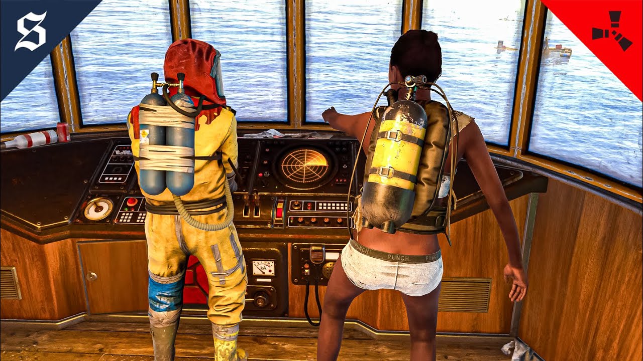 this tug boat life is treating us well, most the time 😂 - DUO RUST #9 ...