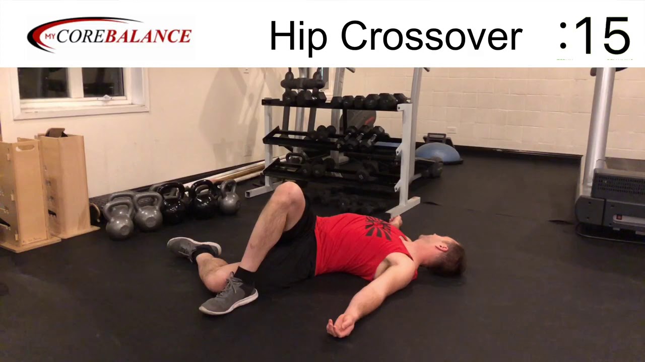 Hip Crossover Stretch follow-along • Hip Mobility | Chris Janke-Bueno ...