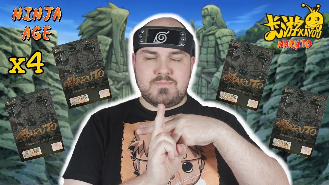 Opening up 4x Naruto Kayou Ninja Age Boxes - 40 Packs and 200 Cards ...