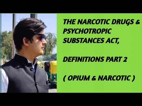 The NDPS Act,1985,Definition-2,Opium,Narcotic, Narcotics Drugs ...