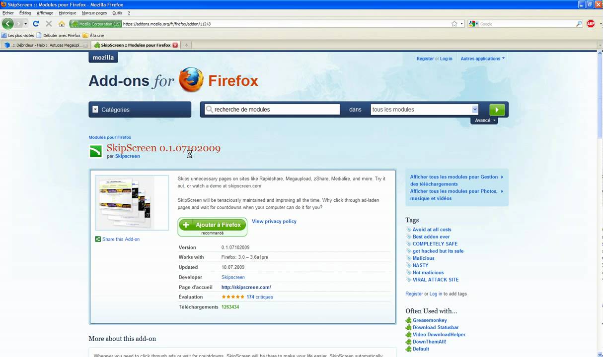 Comment utiliser SkipScreen - Débrideur-Help.Fr - YouTube