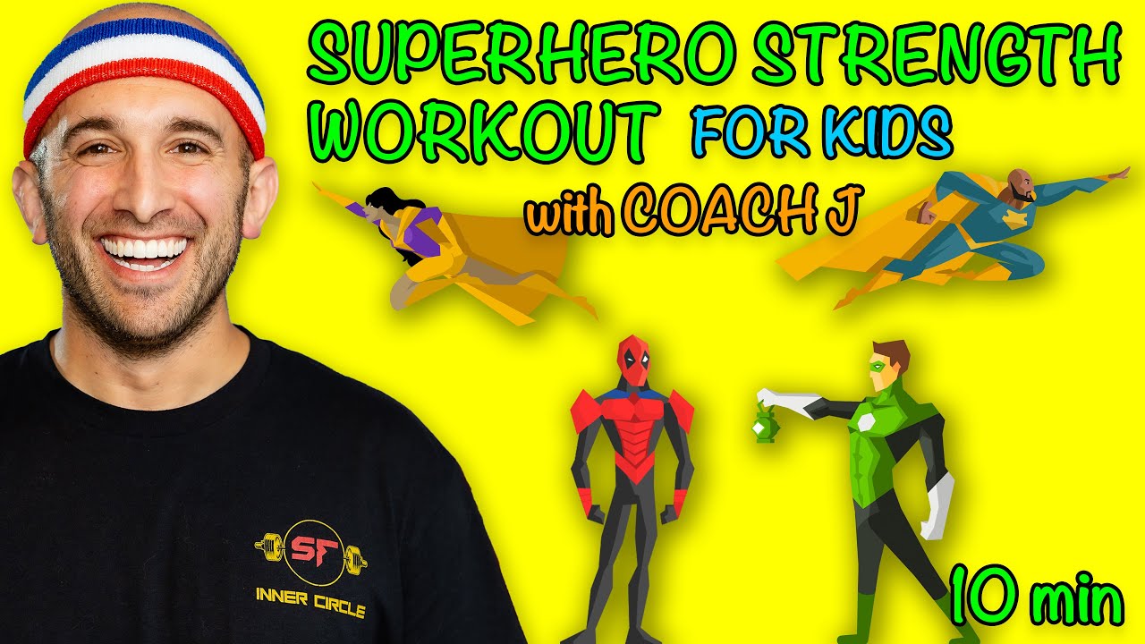 Superhero STRENGTH Workout for KIDS - YouTube