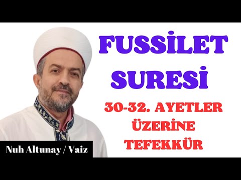 FUSSİLET SURESİ 30-32. AYETLER ÜZERİNE TEFEKKÜR #kuran #islam #peygamber