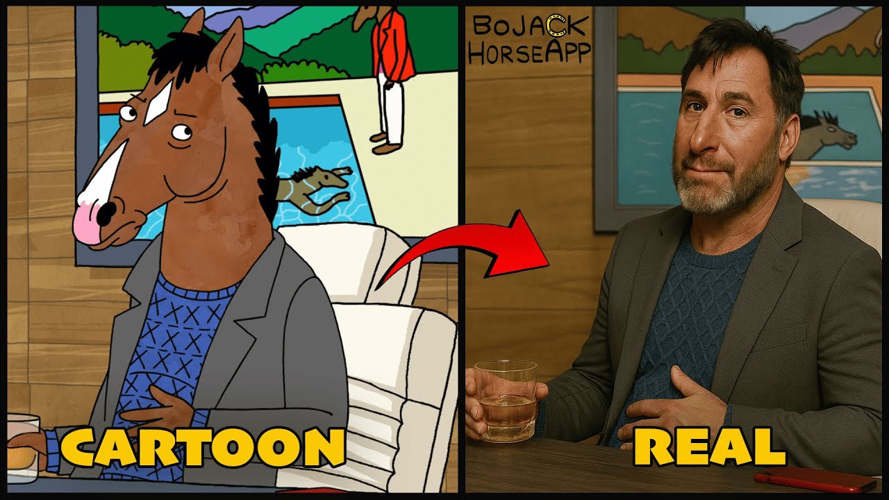 BoJack Horseman Characters In Real Life - YouTube