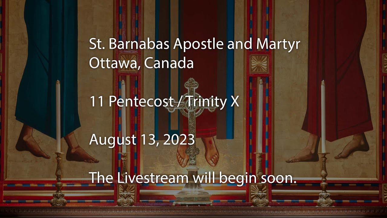 11 Pentecost / Trinity X - YouTube