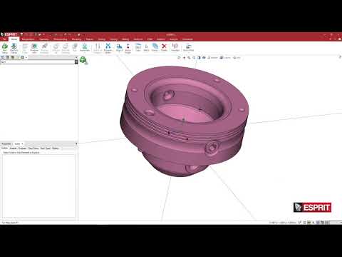 Making a Schunk WDP-5X Milling Workholding in ESPRIT - YouTube