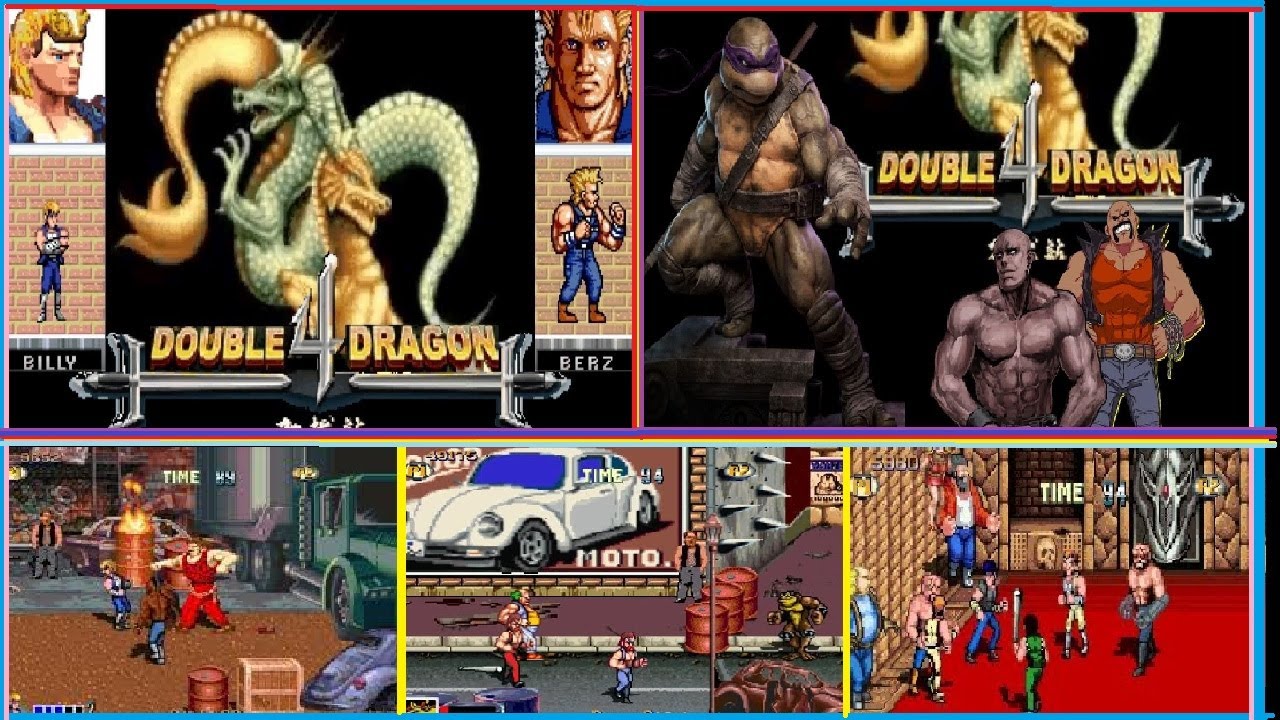 DOUBLE DRAGON 4: HACK INFINITY [Longplay] Full Game PlayThrough # ...