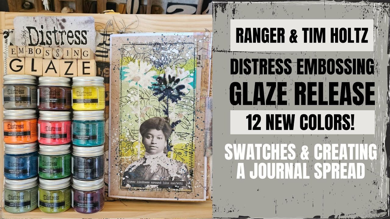 12 new colors! EMBOSSING GLAZE RELEASE @ranger_ink & @timholtz ...