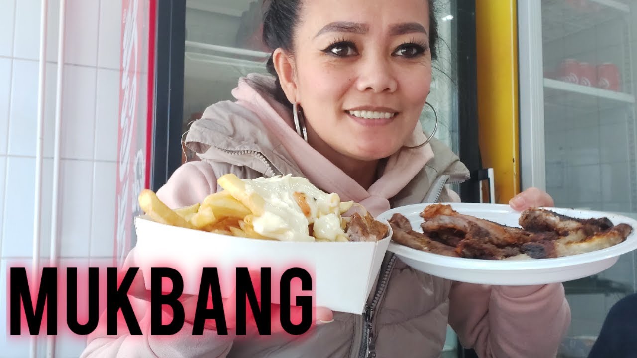 MUKBANG FRENCH FRIES with PORK RIBS - YouTube
