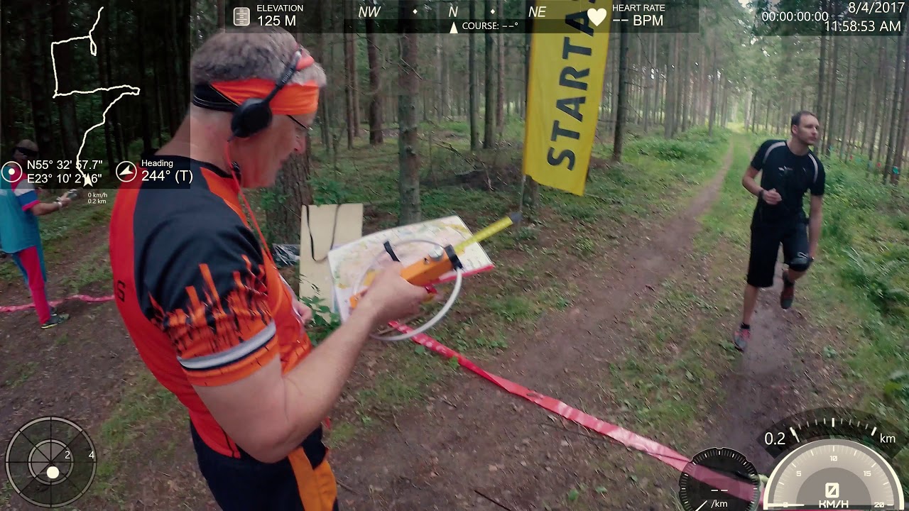 59-th Lithuanian ARDF championship 2017 Day II - First Classic Full Run ...