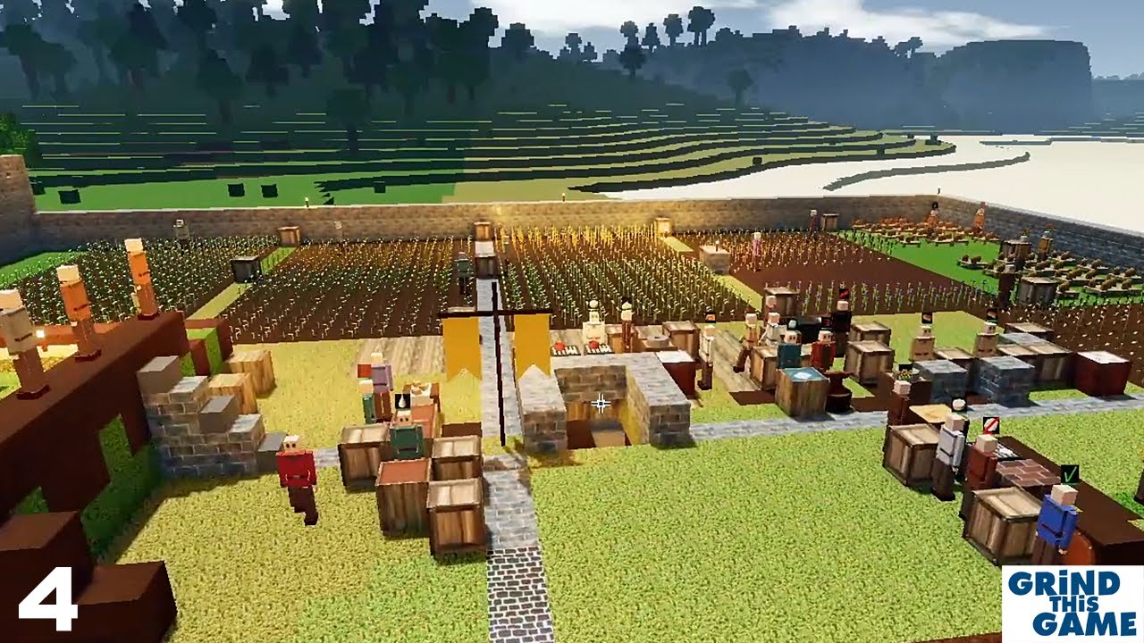 Colony Survival #4 - Construction Workers Helping Out - YouTube