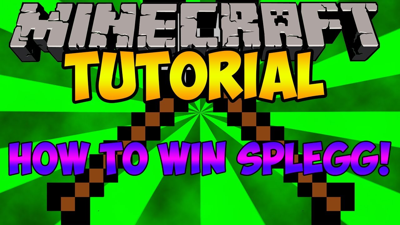 Minecraft Tutorial: How To Win Splegg - YouTube