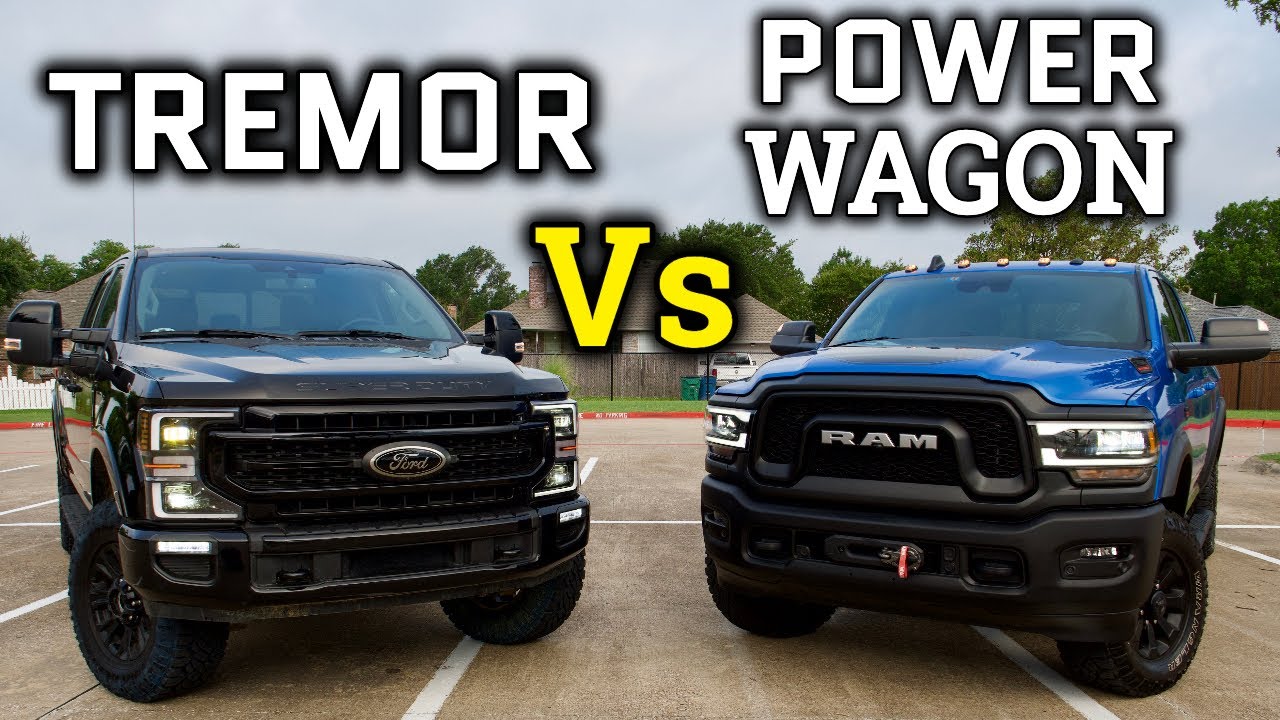 Comparison: 2020 Ford Tremor Vs Ram Power Wagon | Battle of the Baddest ...