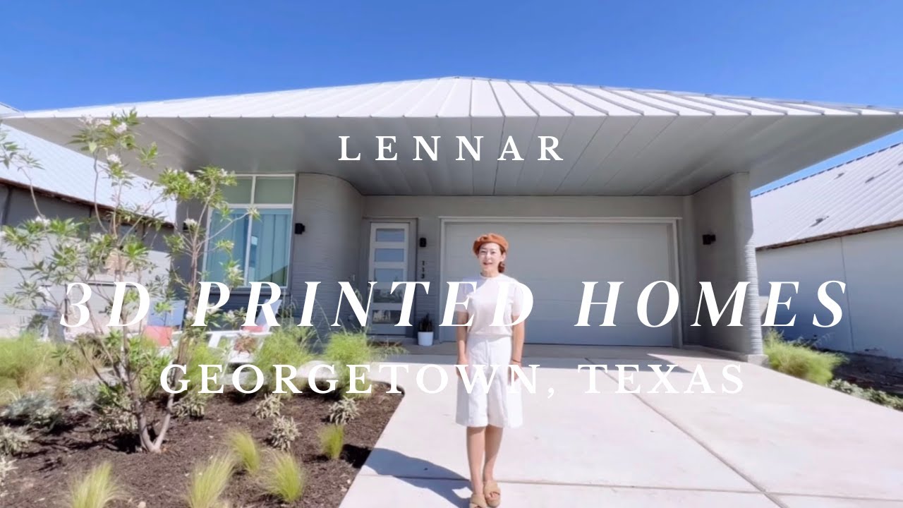 오스틴 부동산 하우스 투어 I 레너 3D 프린트 모델 홈 I lennar 3D Printed Model Home I ...