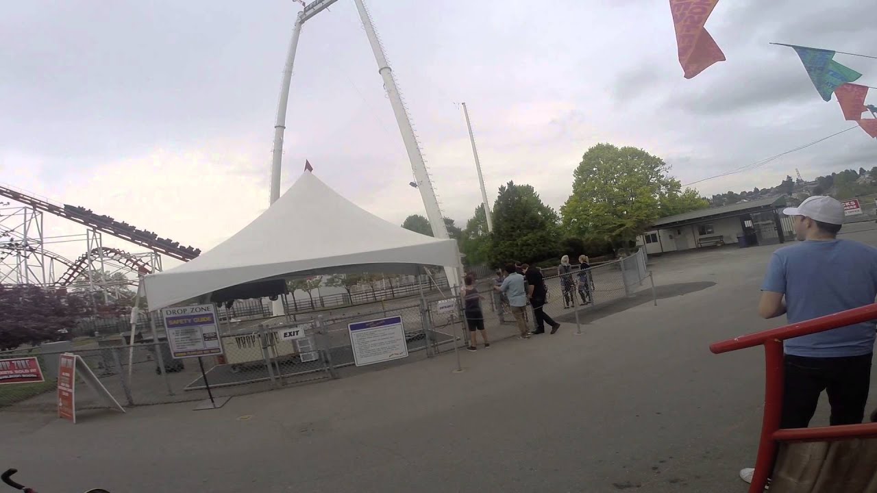 DropZone, PlayLand, Amusement park in Vancouver, British Columbia - YouTube