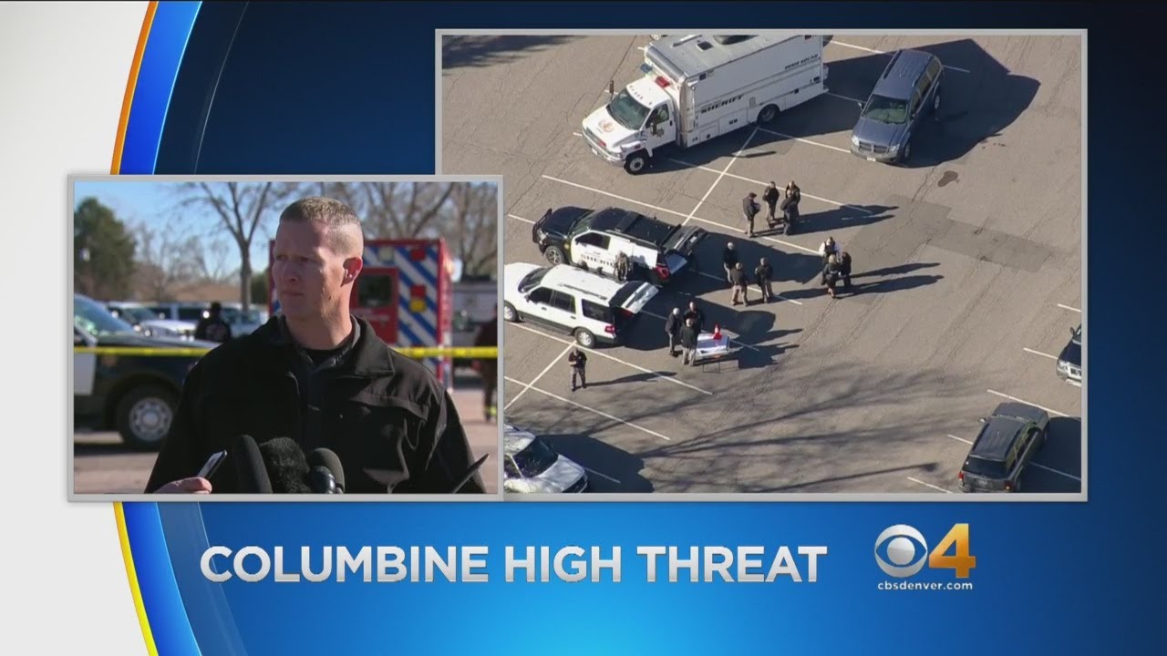 News Conference: Threat Of Explosives At Columbine High School - YouTube