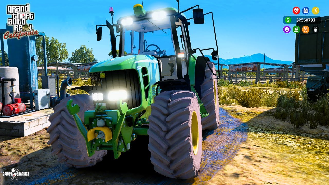 GTA 5 FARM LIFE in Los Angeles! (MODS) - YouTube
