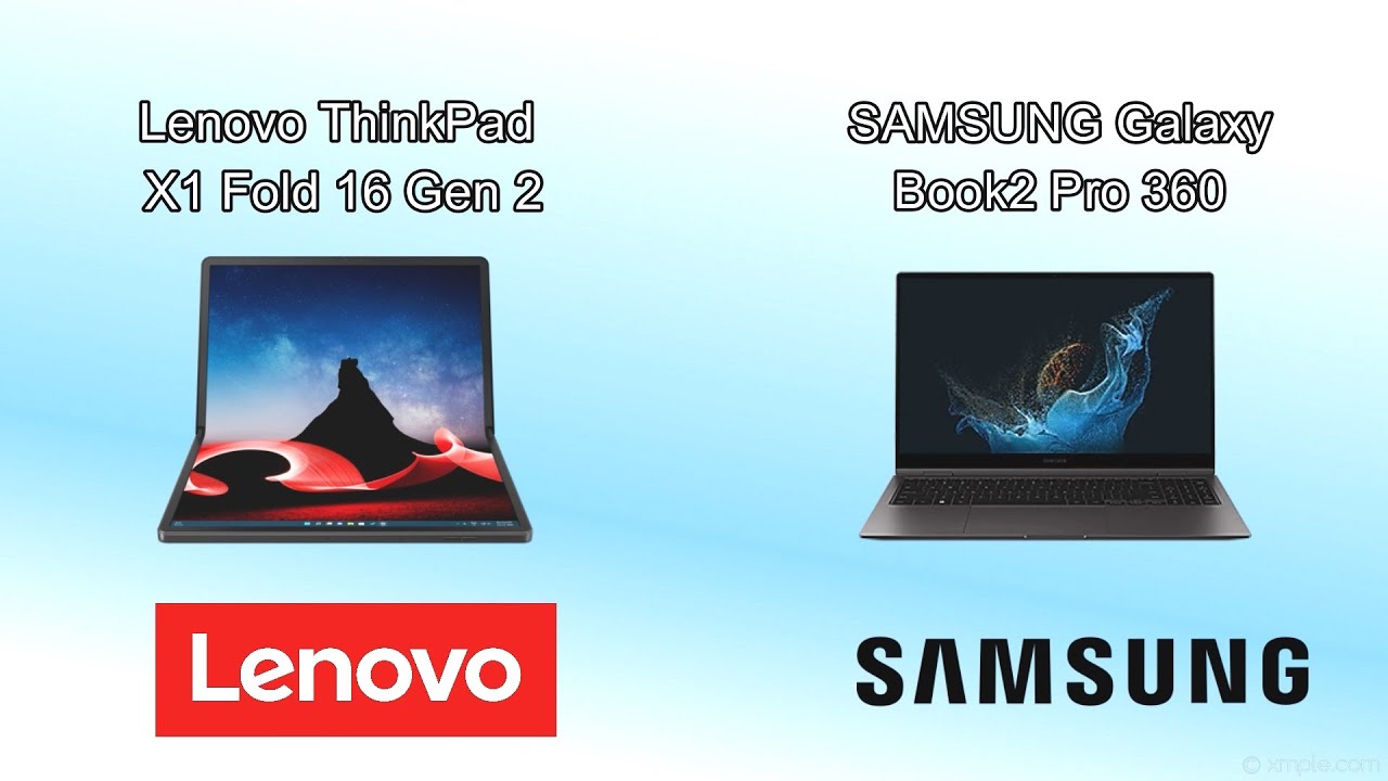 Samsung Galaxy Book2 Pro vs Lenovo ThinkPad X1 Fold 16 Gen 2 | Another ...