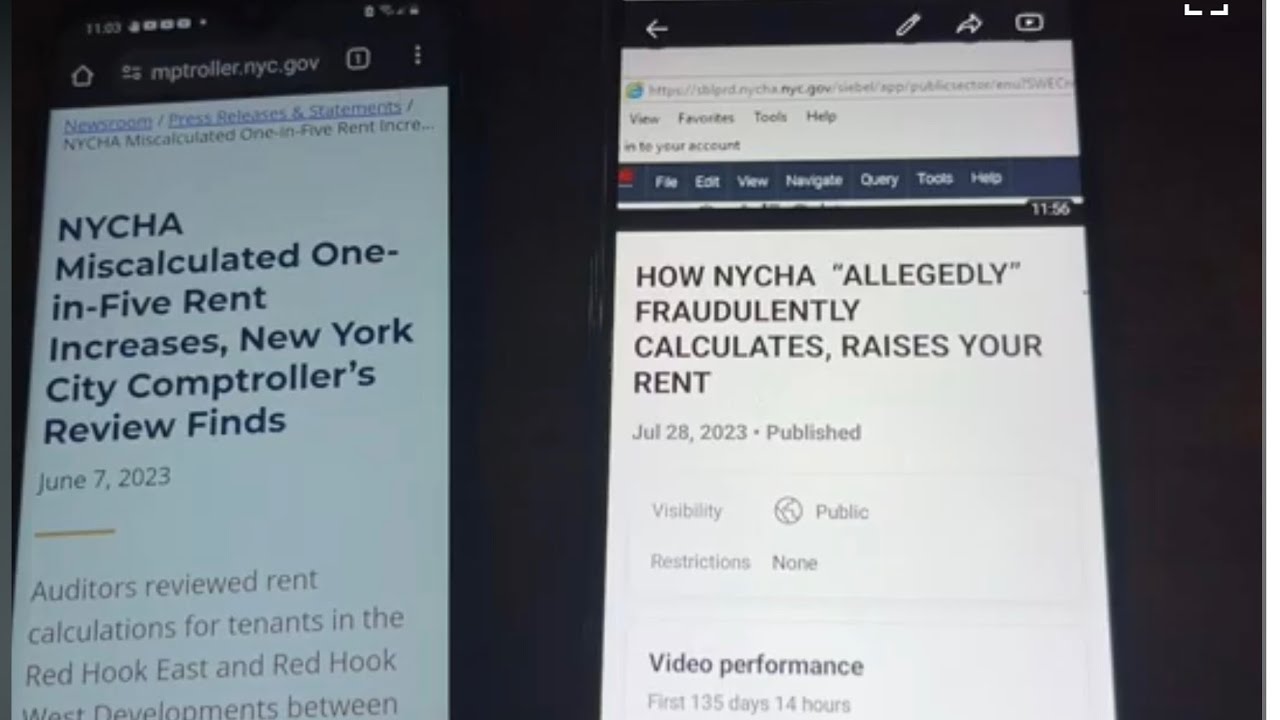 Living In NYCHA, A LETTER FROM THE CONTROLLERS OFFICE. NYCHA Vs PACT Ep ...