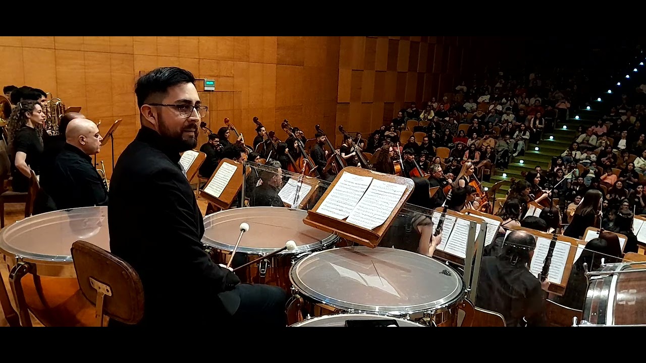 Obertura Academica Brahms Timpani Auditorio Juan Victoria - YouTube