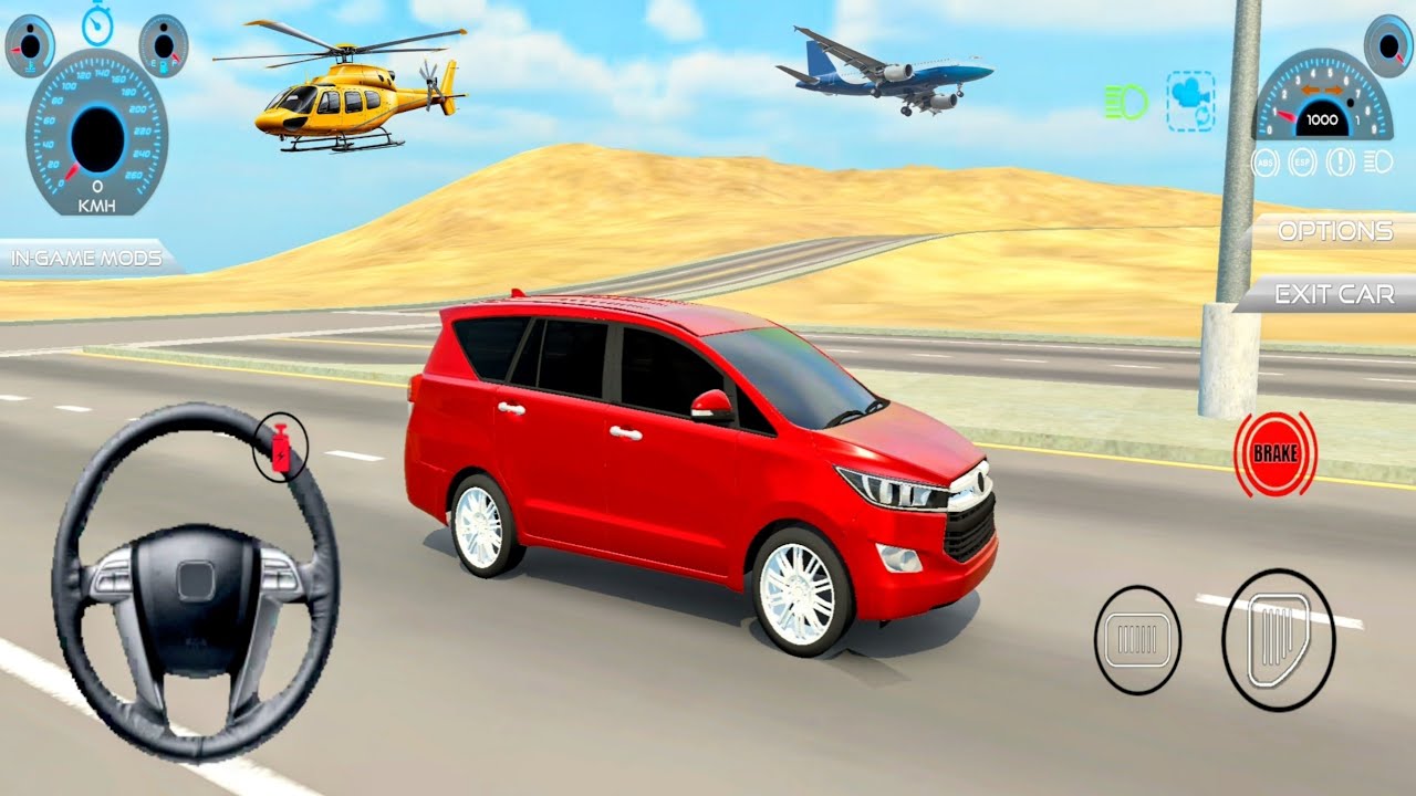 Red Innova car driving game | car driving simulator gameplay Android ...