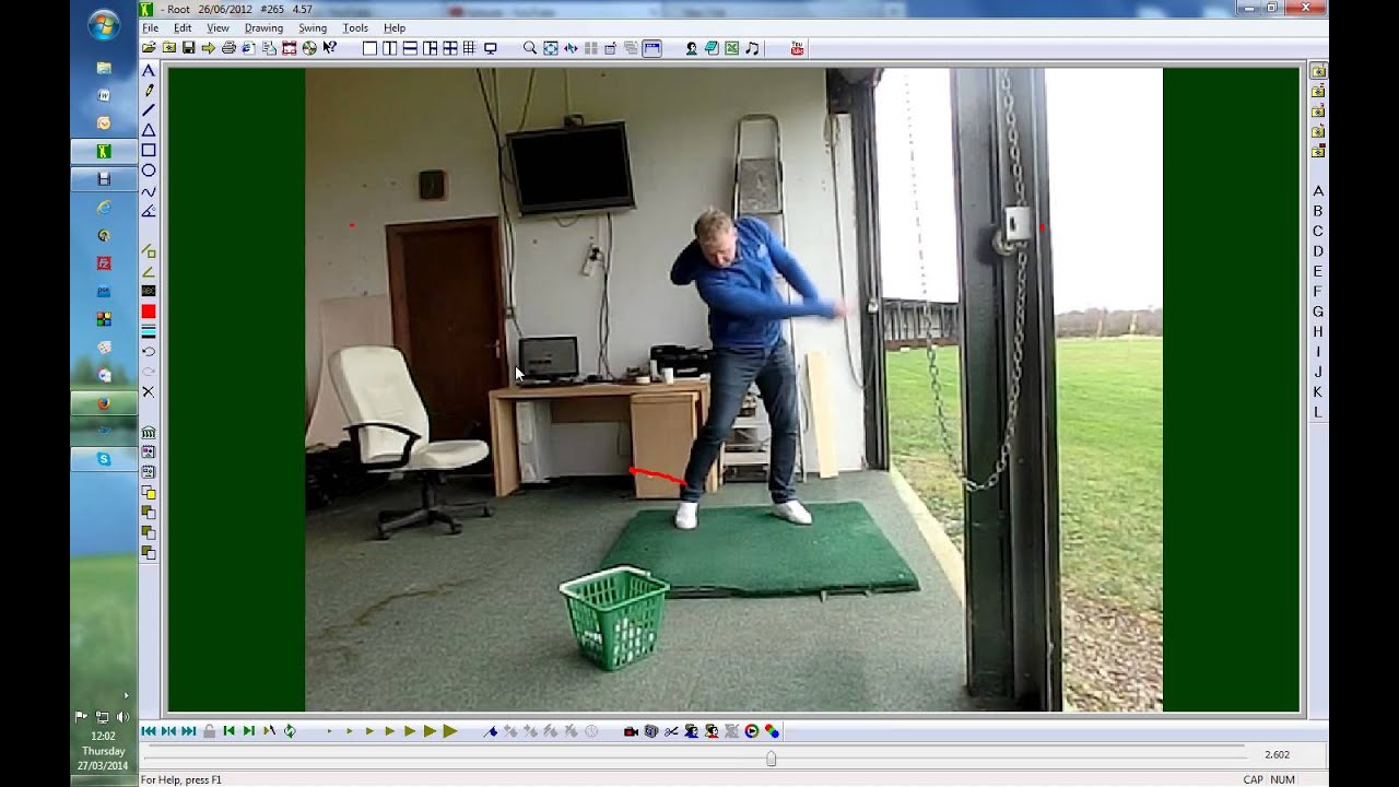 Live Golf Lesson using the Bertholy Method - YouTube