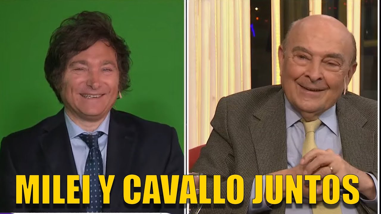 JAVIER MILEI con CAVALLO y entrevista en LN+ - YouTube