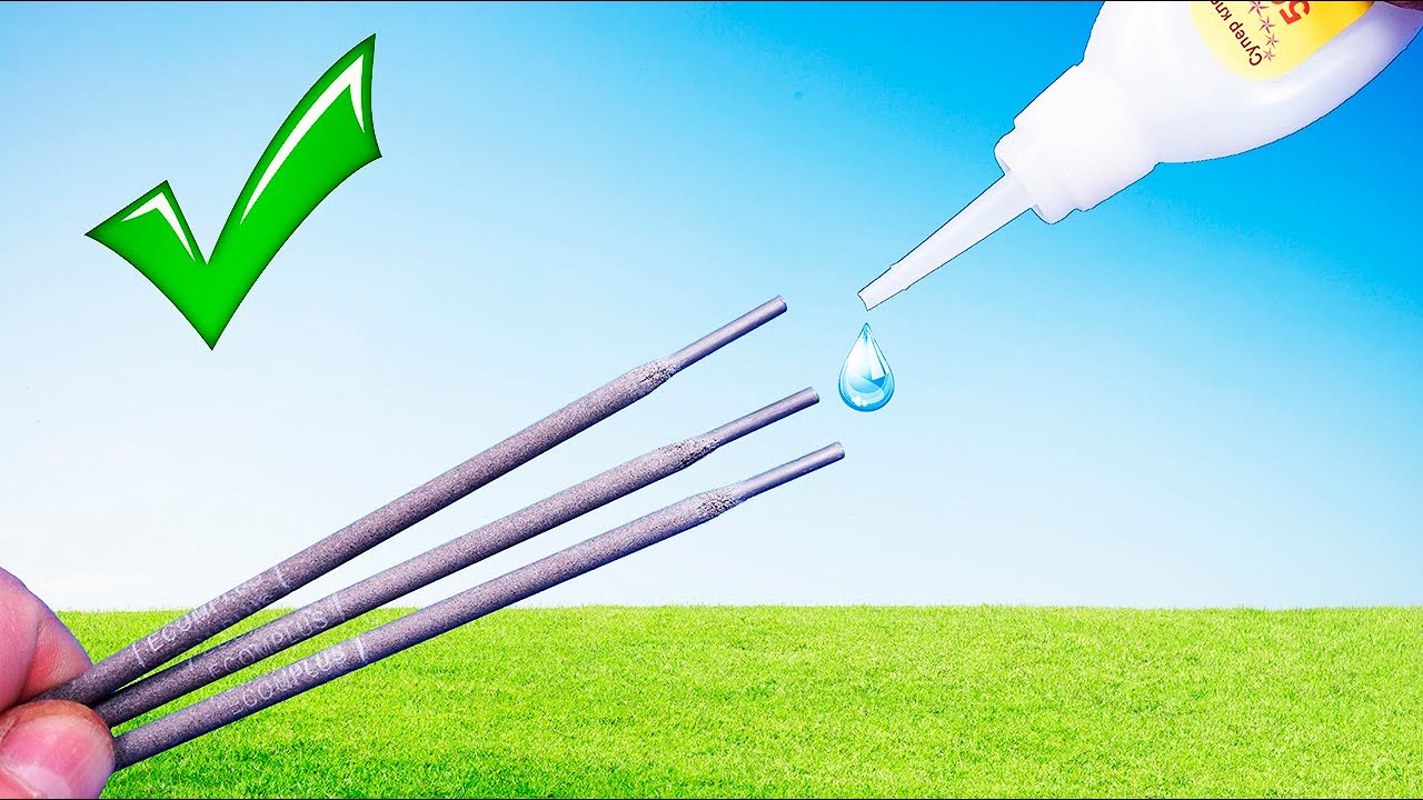 Mix the electrode powder and superglue!!! You will be pleasantly ...