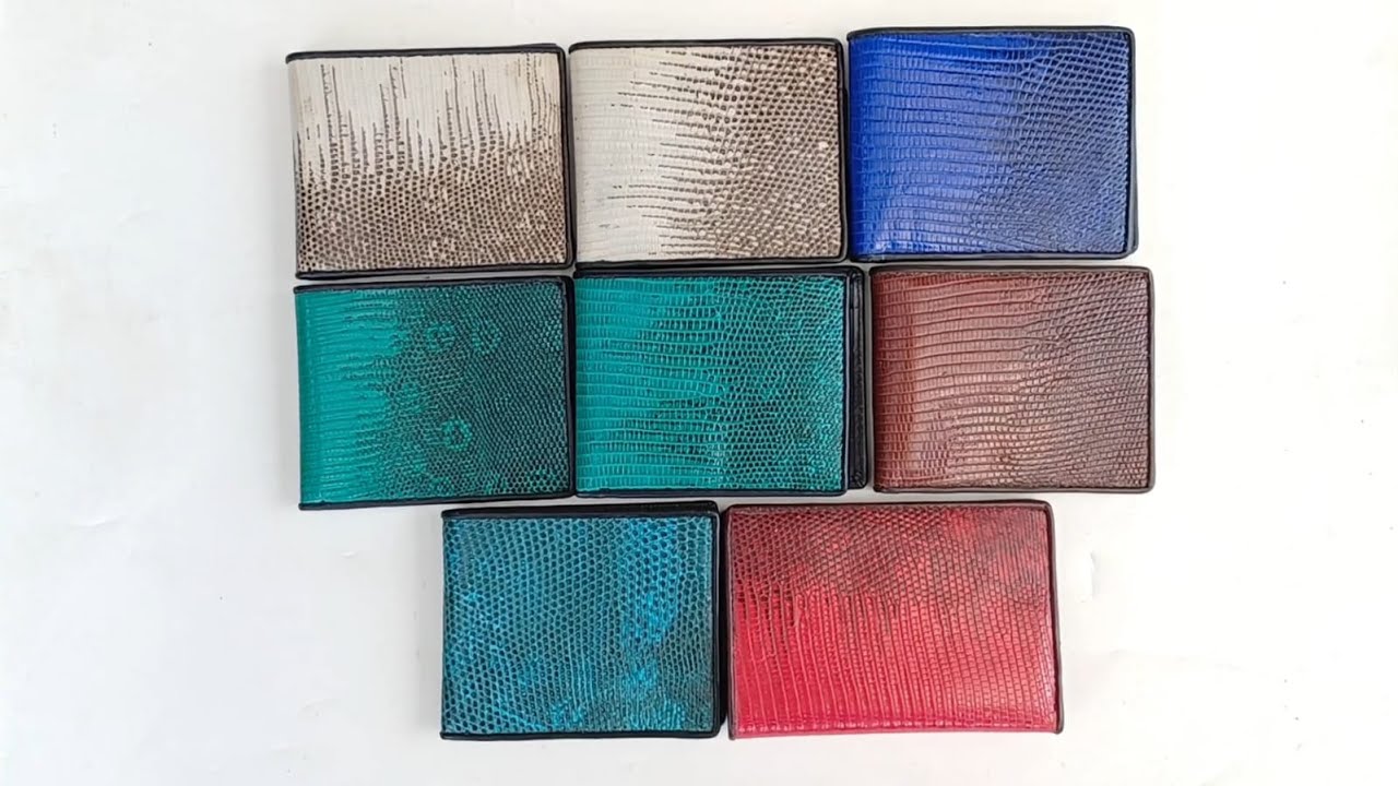 LIZARD WALLET | Genuine Leather Wallet from Lizard Skin - YouTube