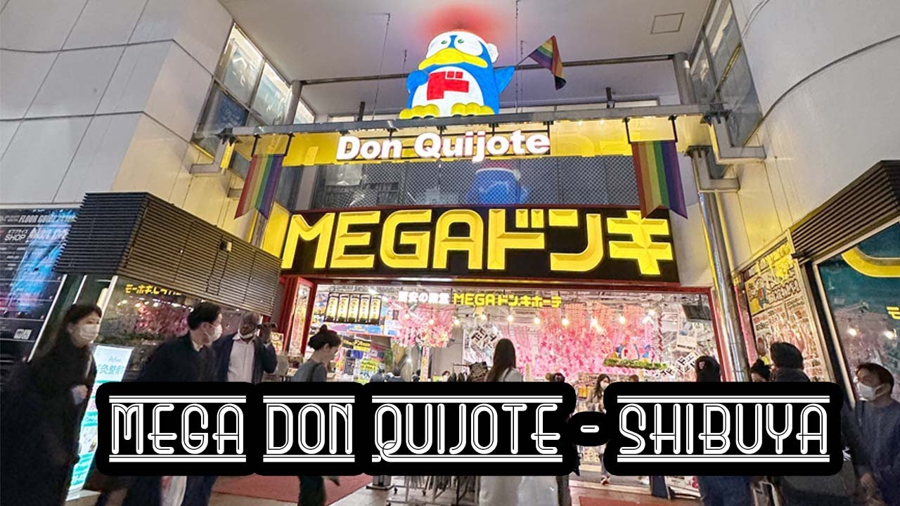 Walking Tour in MEGA Don Quijote Shibuya Honten - YouTube