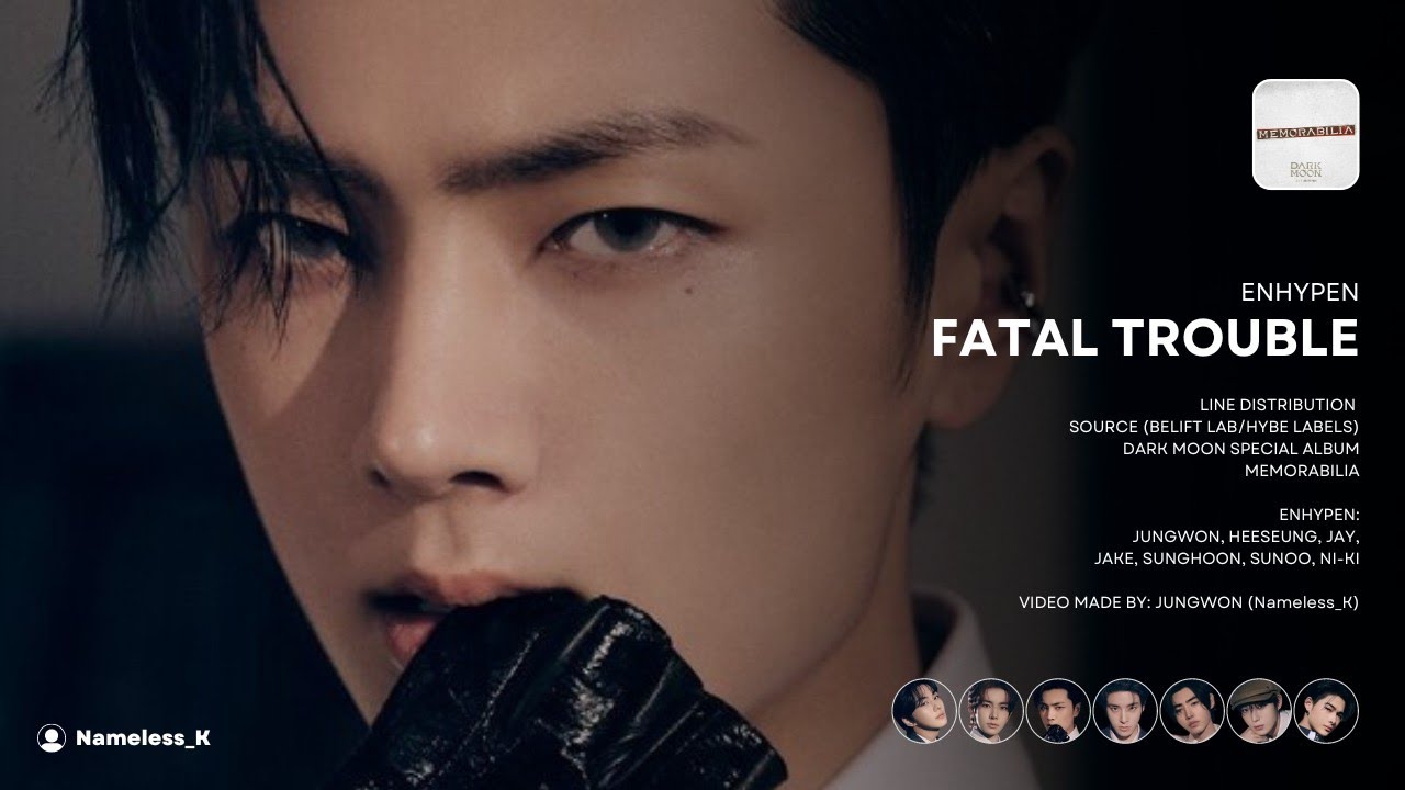ENHYPEN - Fatal Trouble (Line Distribution) - YouTube