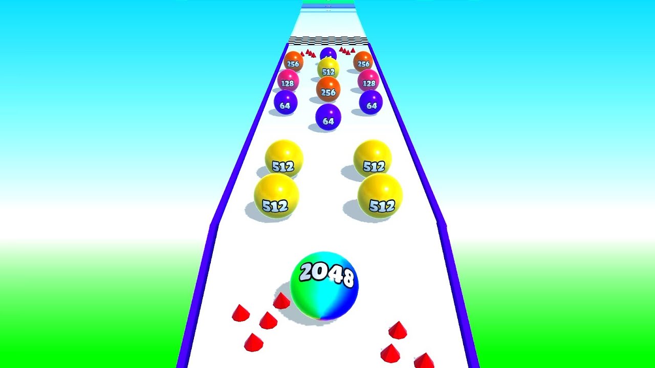 2048 Speed Ball Run 💸🎱🔥MAX LEVELS!! All Levels Gameplay Walkthrough ...