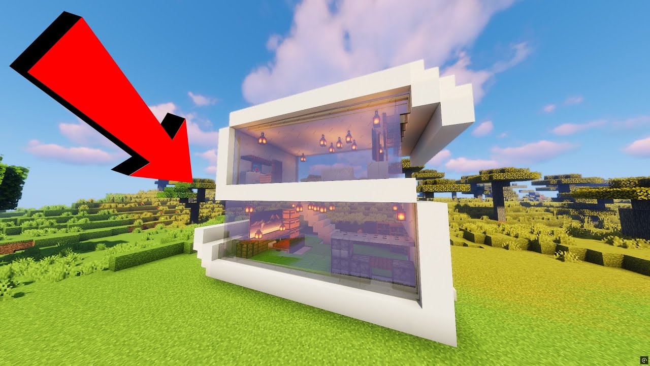 Modern House Build In Minecraft 01 - YouTube